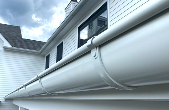 Galvanized Steel Gutter Sample| European Style Gutters – Sunrise Half Round