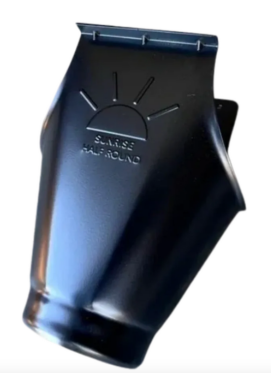 Sunrise Downspout Outlet | Downspout Drop Outlet 4" Galvanized Steel ...