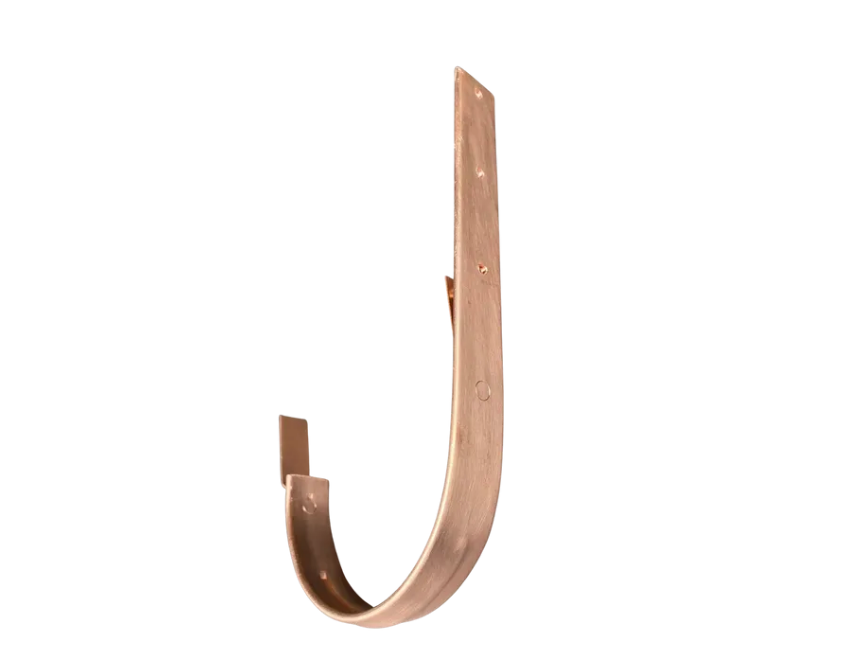 6" Copper Roof Mount Gutter Hanger | Sunrise Half Round Gutter Bracket
