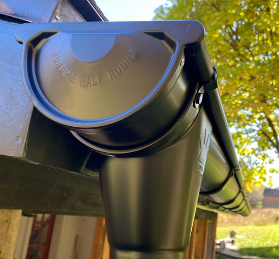 20 FT Painted Galvanized Steel Gutter | 6" Painted Half Round Gutter – Sunrise Half Round